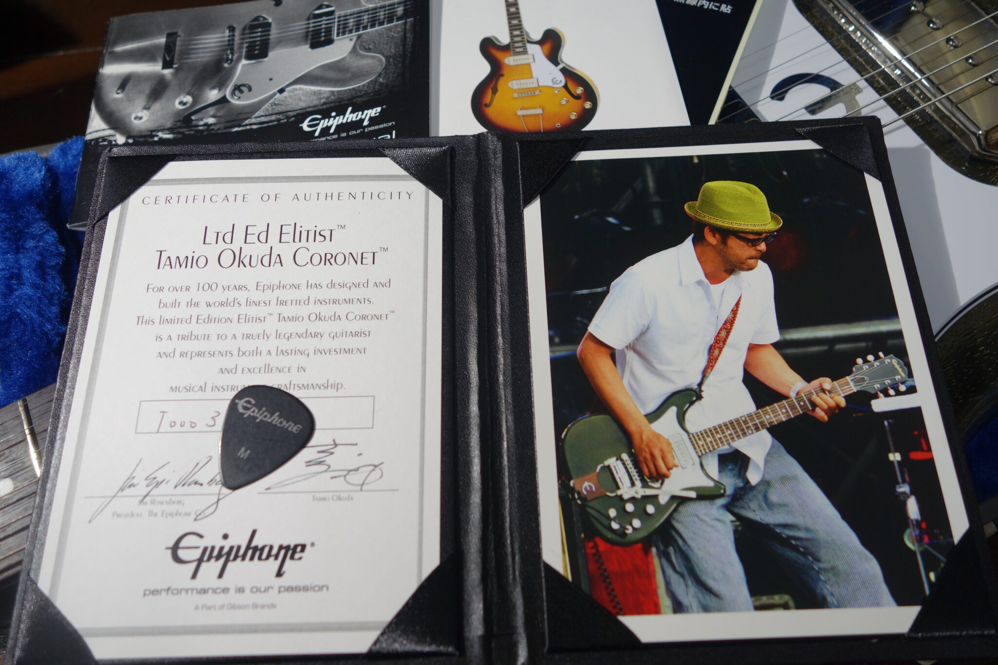 Epiphone Limited Edition Elitist Tamio Okuda Coronet Outfit / Silver ...